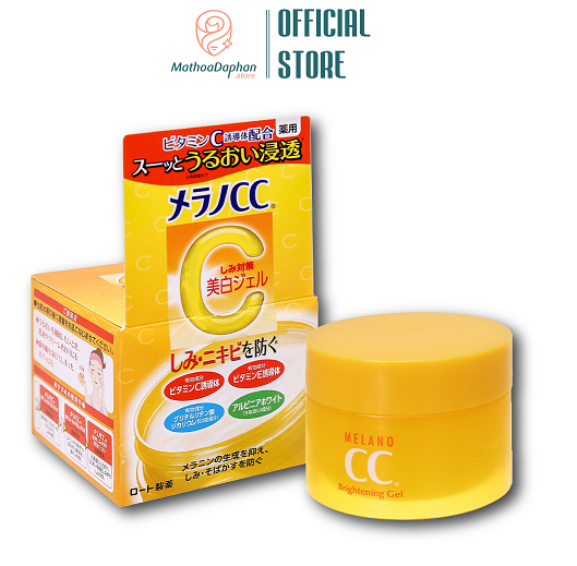 Kem Dưỡng Ẩm Trắng Da Rohto Melano Cc Brightening Gel 100gr