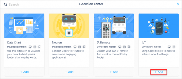 Hướng dẫn sử dụng khối IOT và NEURON Codey-Rocky Makeblock