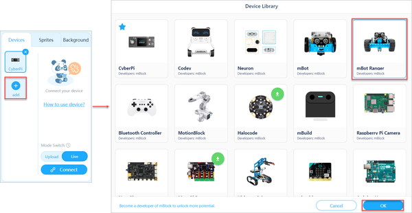 Lập trình mBot Ranger với mBlock 5 Makeblock