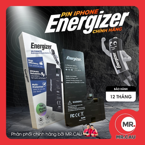 Pin Energizer Chính Hãng Cho iPhone 11 Pro | MR CAU