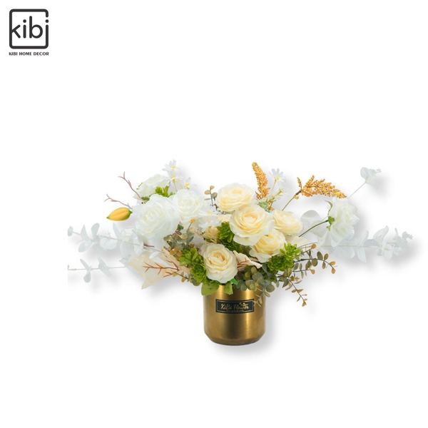 BÌNH HOA LỤA ĐỂ BÀN - DIAMOND 02 | KIBI HOME DECOR
