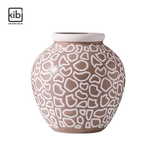 BÌNH GỐM TRANG TRÍ NỘI THẤT BG03 | KIBI HOME DECOR
