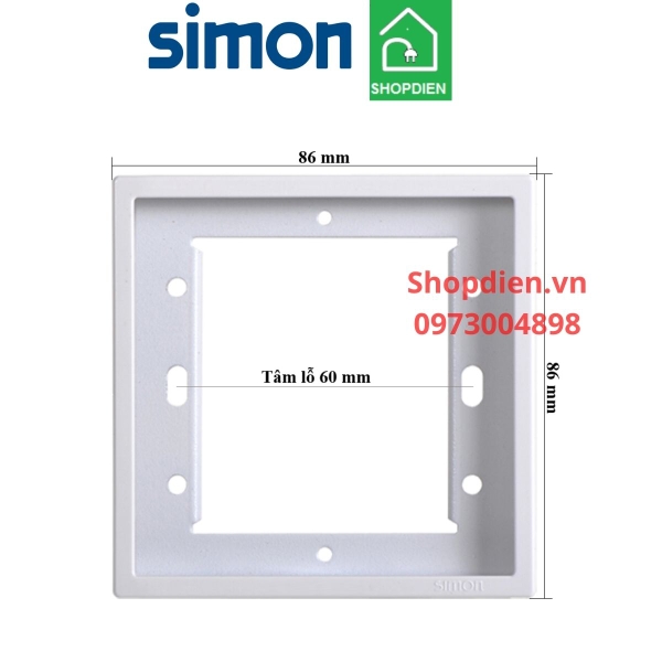 700610 SIMON i7 Khung đơn màu trắng CÔNG TY TNHH THƯƠNG MẠI VÀ KỸ THUẬT ...