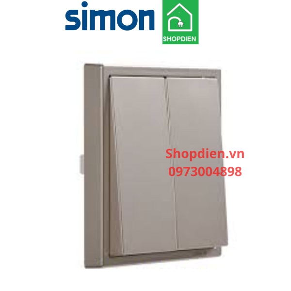 701022-46 SIMON i7 Công tắc đôi 2 chiều đảo chiều màu champagne CÔNG TY ...