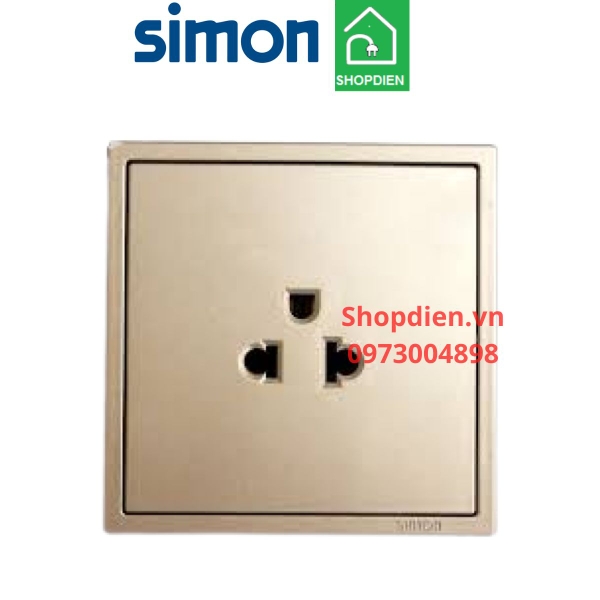 701087-46 SIMON i7 Ổ cắm đơn 3 chấu màu champagne CÔNG TY TNHH THƯƠNG ...