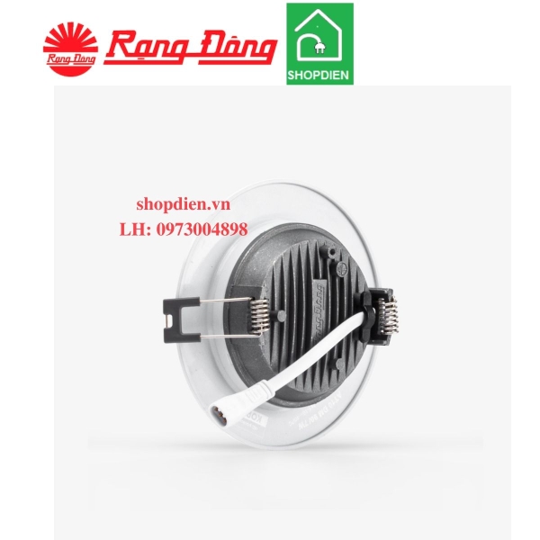 Đèn downlight âm trần đổi màu 12W D110 Rạng Đông AT10 ĐM 110/12W viền ...