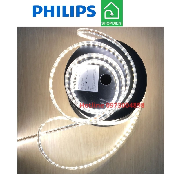 Led dây silicon ngoài trời Philips DLI 31086 HV LED TAPE 4.6W 220VAC ...