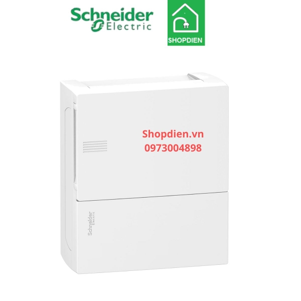 MIP12112 Schneider Tủ điện gắn nổi 12 module Resi9 MP cửa trắng CÔNG TY ...
