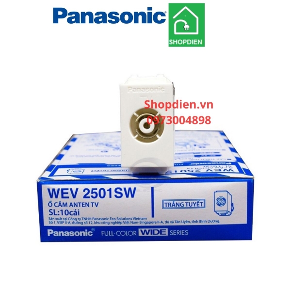 WEV2501SW Panasonic Ổ cắm Tivi Wide Series CÔNG TY TNHH THƯƠNG MẠI VÀ ...