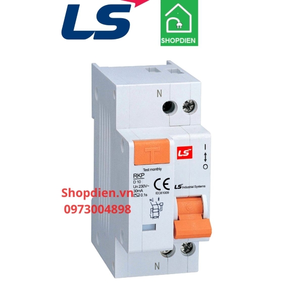 RKP 1P+N LS RCBO 2P 10A 30mA 4.5kA Aptomat chống rò chống giật CÔNG TY TNHH THƯƠNG MẠI VÀ KỸ ...