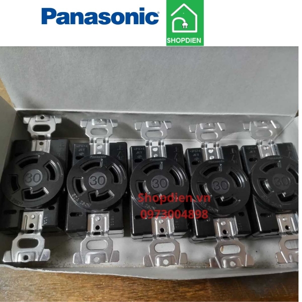 WF2430B Panasonic Ổ cắm khóa 4P 30A 250V locking socket 3P+E CÔNG TY ...