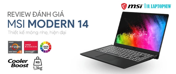 Giới thiệu và đánh giá MSI Modern 14 - Phiên bản 2021 | LAPTOPNEW.vn