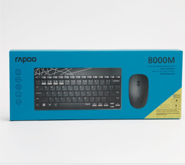 Keyboard E2000M & Mouse Wifi M200 đa chế độ - 8000M - RAPOO LAPTOPNEW.vn
