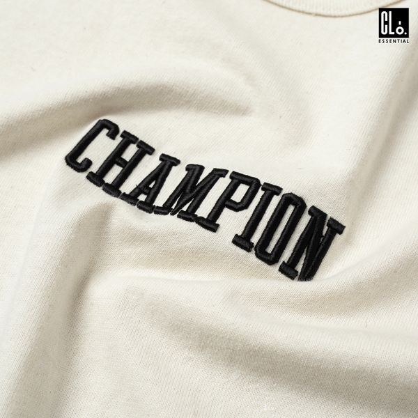 Champion, Heritage Bookstore Logo T-Shirt - Oat Meal | closess