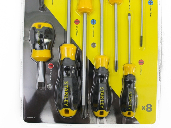 BỘ 8 CÂY TUỐC NƠ VÍT DẸP VÀ BAKE STANLEY STMT66673 - HÀNG CHÍNH HÃNG