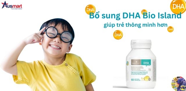 DHA Bio Island Cho Bé: Giúp Phát Triển Trí Não Và Thị Lực