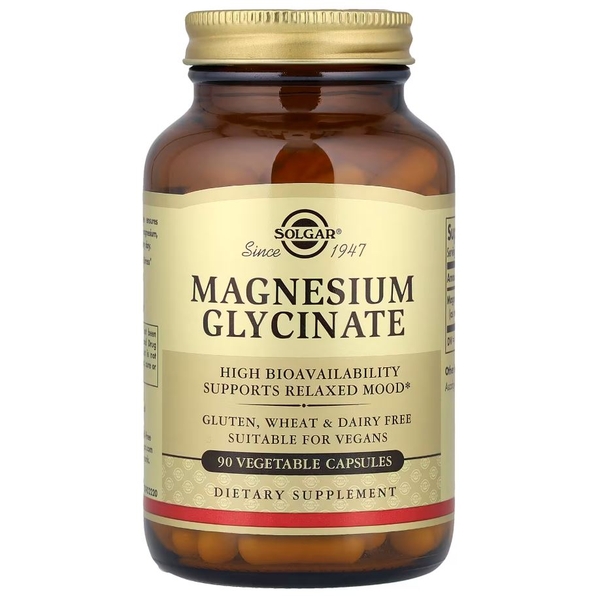 Viên uống bổ sung magiê Solgar Magnesium Glycinate