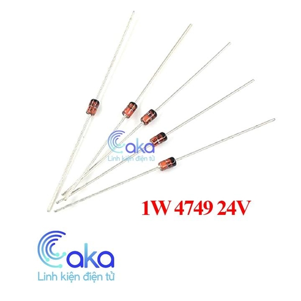 Diode Zenner 24V 1W 1N4749 - Linh Kiện Điện Tử TPHCM - Chuyên cung cấp ...