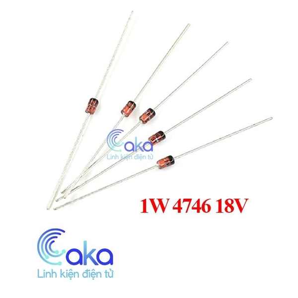 Diode Zenner 18V 1W 1N4746 - Linh Kiện Điện Tử TPHCM - Chuyên cung cấp ...