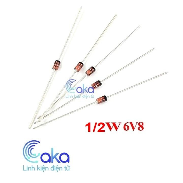 Diode Zenner 6V8 1/2W 10Pcs - Linh Kiện Điện Tử TPHCM - Chuyên cung cấp ...