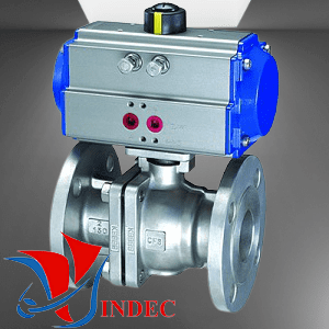 Van Bi INOX 2PC Điều Khiển Khí Nén Mặt Bích KITZ Seals