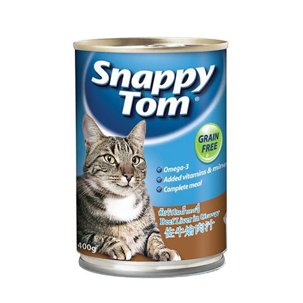 Pate lon cho mèo Snappy Tom 400g Puppy Pet Shop
