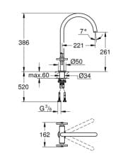 Vòi Lavabo Nóng Lạnh Grohe BauEdge Size-S 32819000 chính hãng giá rẻ ...