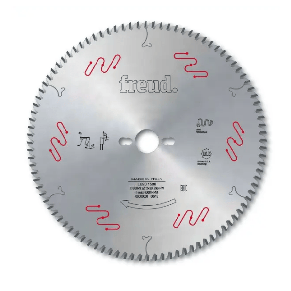 Lưỡi cưa gỗ tự nhiên ít ồn, 300mm 96 răng Frued LU2C-1500