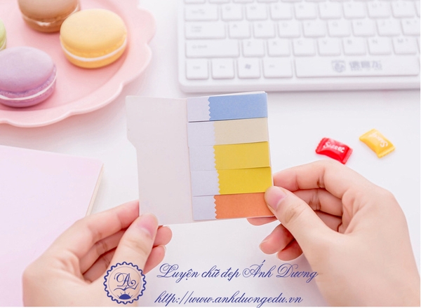 Giấy Sticky Notes 5 thẻ 5 màu Junbei JB008 Công ty TNHH Thiết bị Giáo ...