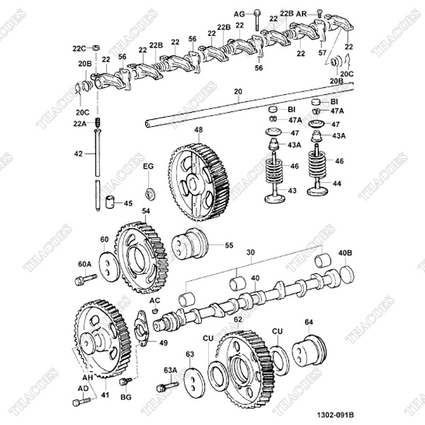 (55) Trục bánh răng trung gian 1 #13581-UD010(13581-78300-71) | https ...