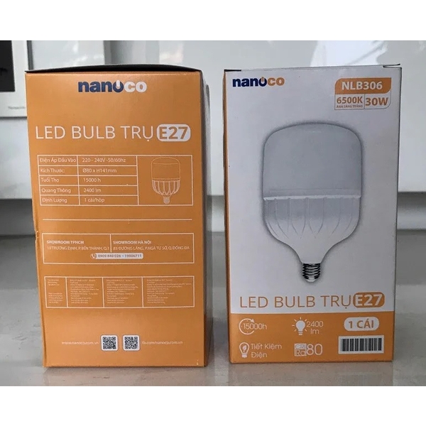 Bóng đèn LED T-Bulb Titan E27 Nanoco 20w,30w,40w,50w siêu sáng - Đại ...