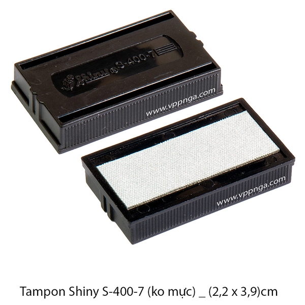 Tampon Shiny S-400-7 ko mực Công ty TNHH Văn phòng phẩm NGA