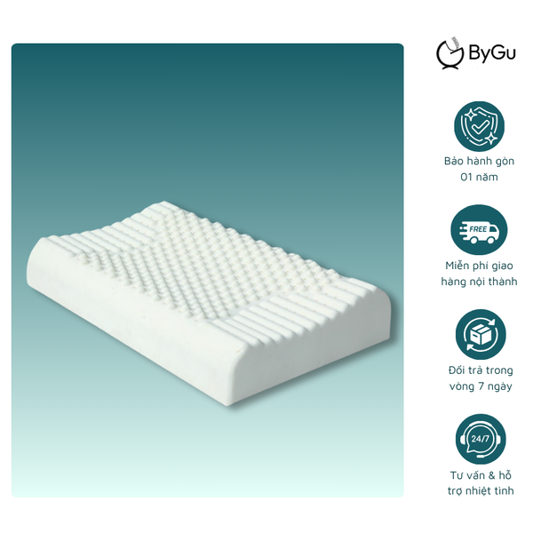 Gối cao su thiên nhiên ByGu - loại Massage