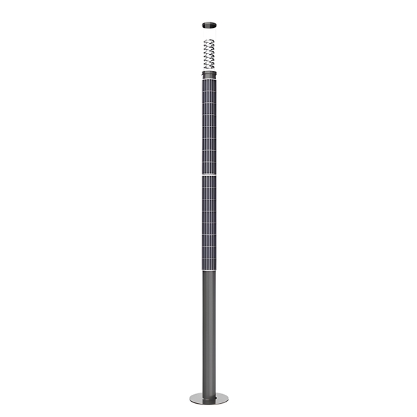 Cột Đèn Năng Lượng Mặt Trời Dọc Vertical Solar Light ZSR-04 20W H3,5M ...
