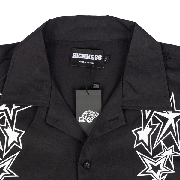 RICHNESS STARBOY CUBAN SHIRT ( BLACK )