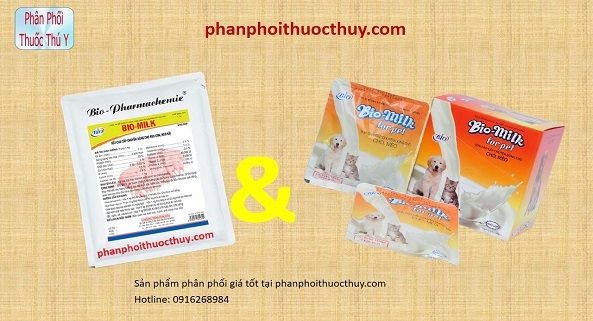 Sữa Bio hay Bio Milk dành cho chó mèo giá tốt nhất Phân Phối Thuốc Thú Y