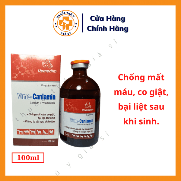 Vemedim Canlamin 100ml Chính Hãng Giá Tốt Phân Phối Thuốc Thú Y