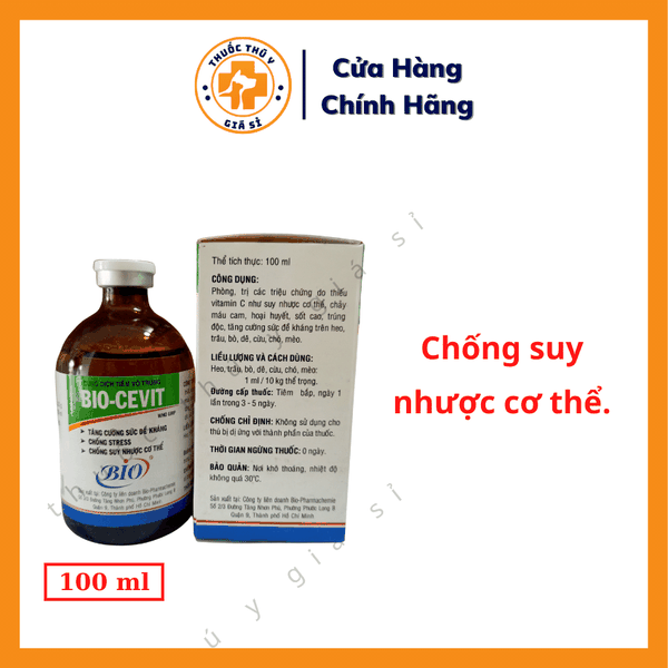 Bio Cevit 100ml Chính Hãng Giá Tốt Phân Phối Thuốc Thú Y