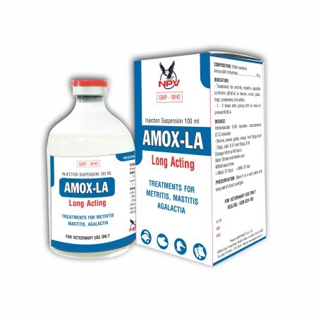 Napha Amox LA (HD) 100ml Chính Hãng Giá Tốt Phân Phối Thuốc Thú Y