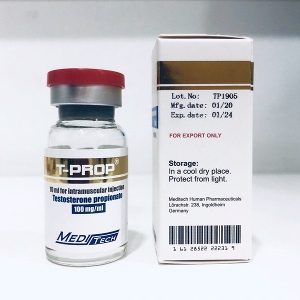 T-Prop (Testosterone Propionate 100mg)- Test P- Meditech - Lọ 10ml
