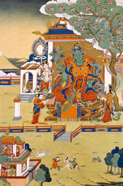 LỤC ĐỘ PHẬT MẪU TARA - ĐỨC TARA XANH - GREEN TARA Mật Tông Tâm Ý