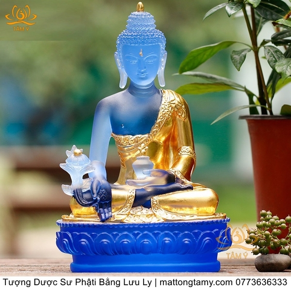 |Nhiều Kích Thước| Tượng Phật Dược Sư Bằng Lưu Ly Cao Cấp TP262 Mật ...