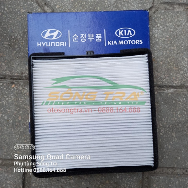 LỌC GIÓ ĐIỀU HÒA HYUNDAI I10 Cty Ô tô Sông Trà