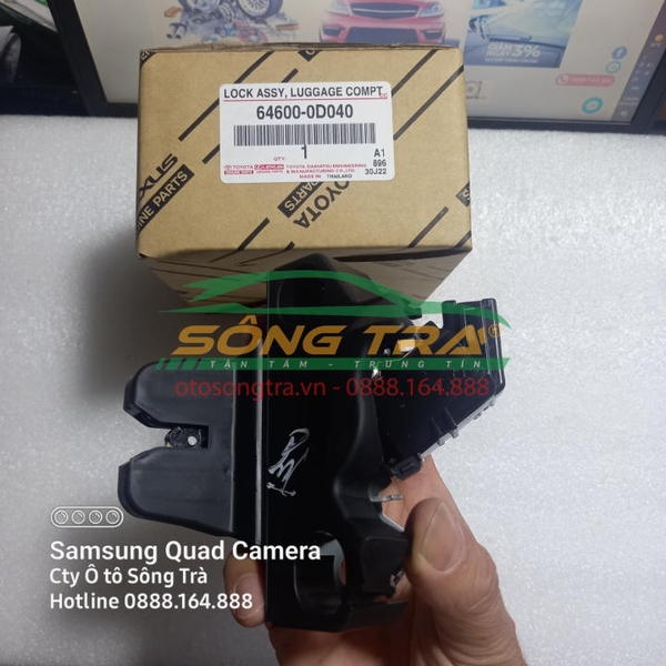 KHÓA NGẬM CỐP HẬU TOYOTA VIOS 2022 CHÍNH HÃNG Cty Ô tô Sông Trà