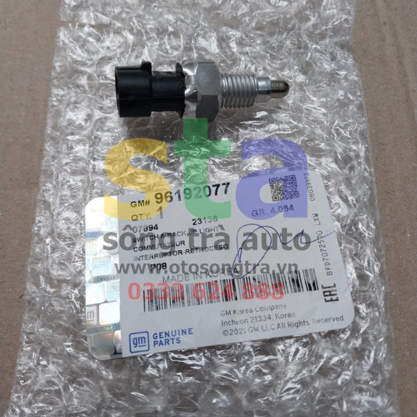 CÔNG TẮC ĐÈN LÙI DAEWOO GM CHÍNH HÃNG. MÃ 96192077. CÔNG TẮC LÙI XE ...