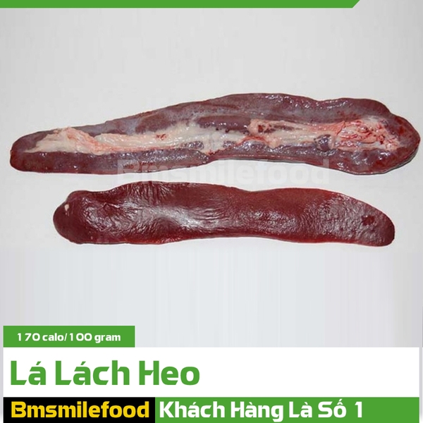 Lá Lách Heo Tươi VN 300gr bmsmilefood.vn