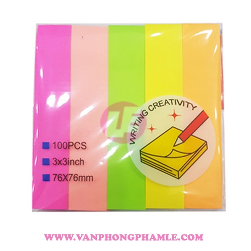 Giấy Note 5 màu 76x15,2 | Văn Phòng Phẩm Lệ