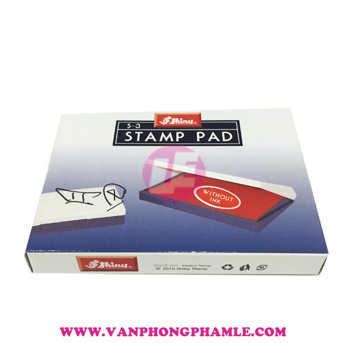 Hộp Tampon Shiny S-3 70 X 110 không mực | Văn Phòng Phẩm Lệ