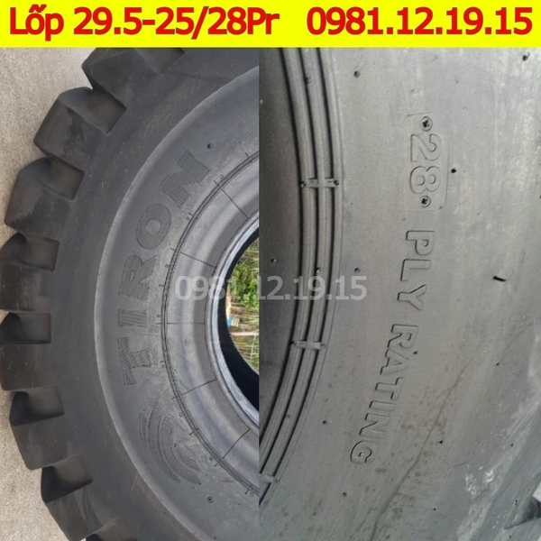 LỐP 29.5-25/28pr TIRON XUẤT XỨ HÀN QUỐC CÔNG TY TNHH MÁY VÀ DỊCH VỤ DKT ...