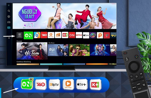 Mua Tivi Samsung năm 2024 tặng Kho giải trí đặc sắc phong phú